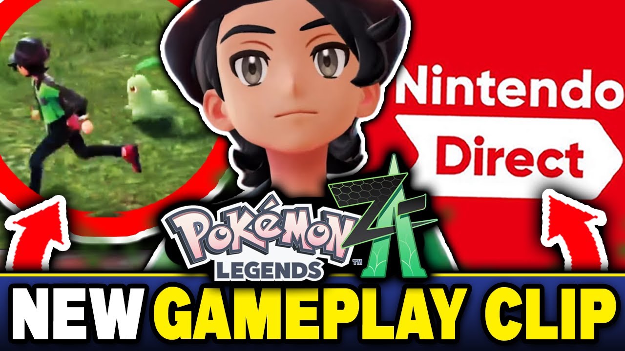 POKEMON NEWS! NEW LEGENDS ZA GAMEPLAY CLIP! NEW NINTENDO DIRECT HINTS ...