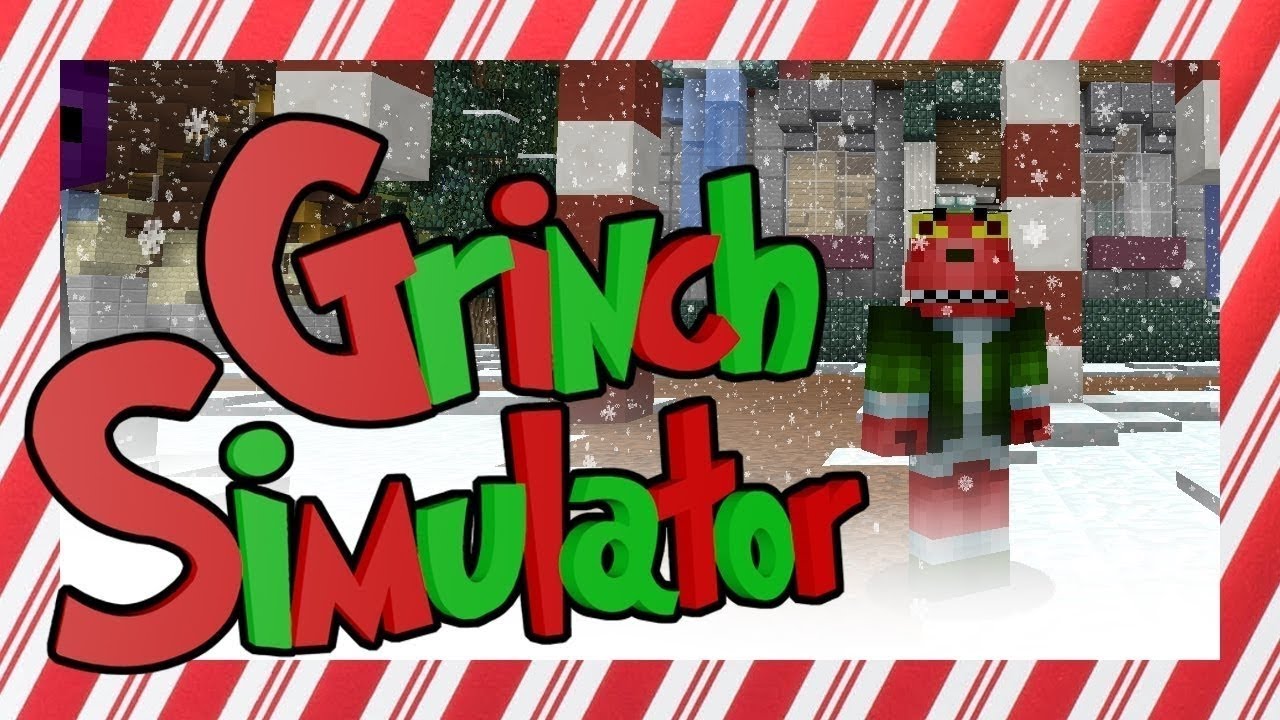 Играем в grinch simulator на сервере Hypixel !!! - YouTube
