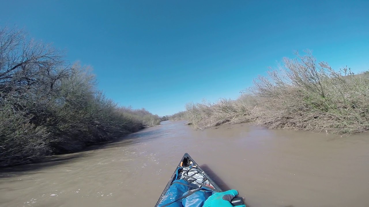 Gila River Duncan Valley #29 - Solo Canoe Trip - YouTube