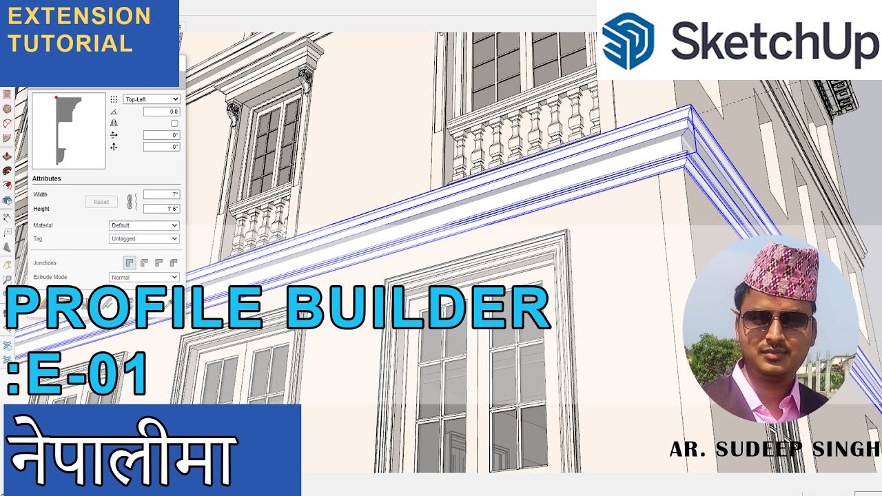 Sketchup Extension || Profile Builder || E-01 - YouTube