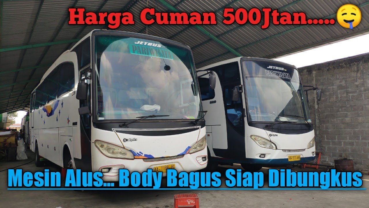 Di Jual 4 Unit Bigbus Mercy 1526 2012 ll Body Adiputro Jetbus HD - YouTube