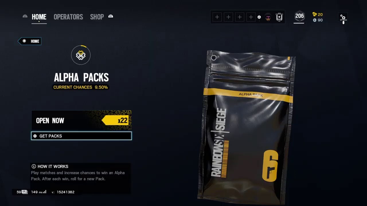 22 alpha packs - YouTube