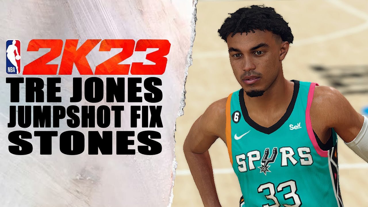 Tre Jones Jumpshot Fix NBA2K23 - YouTube