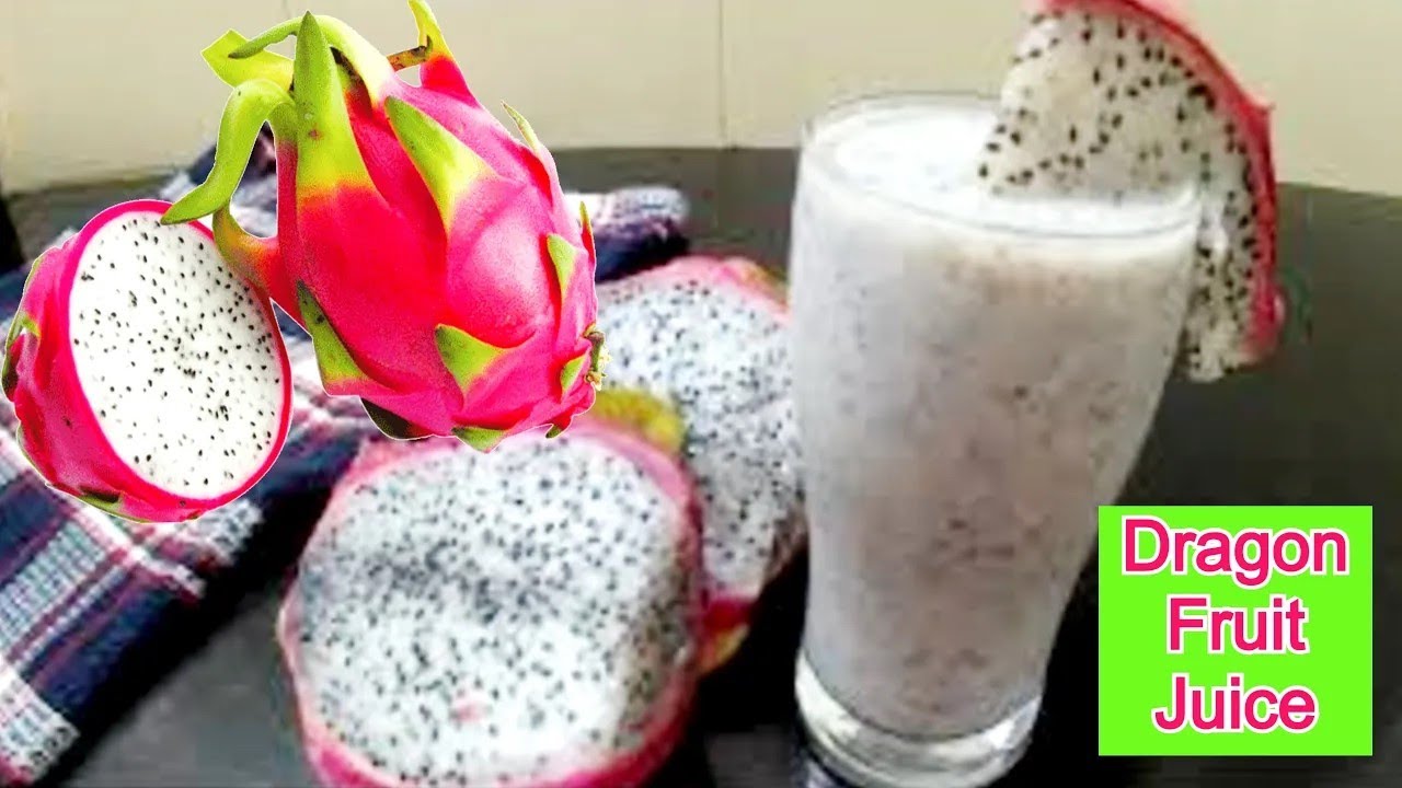 Dragon (Kamalam) Fruit Milkshake│How to make Dragon Fruit Milkshake ...