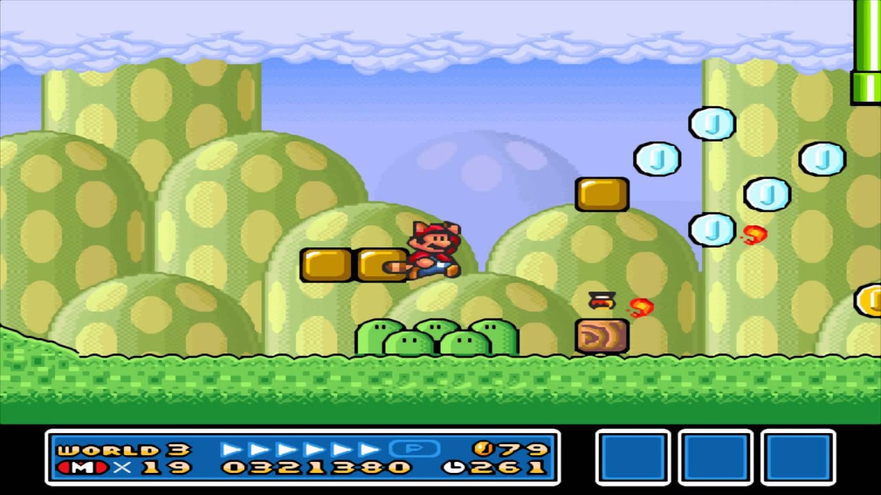 🐠Giant Fish! - Super Mario Bros 3 - World 3 (SNES) 1440P 60FPS - YouTube