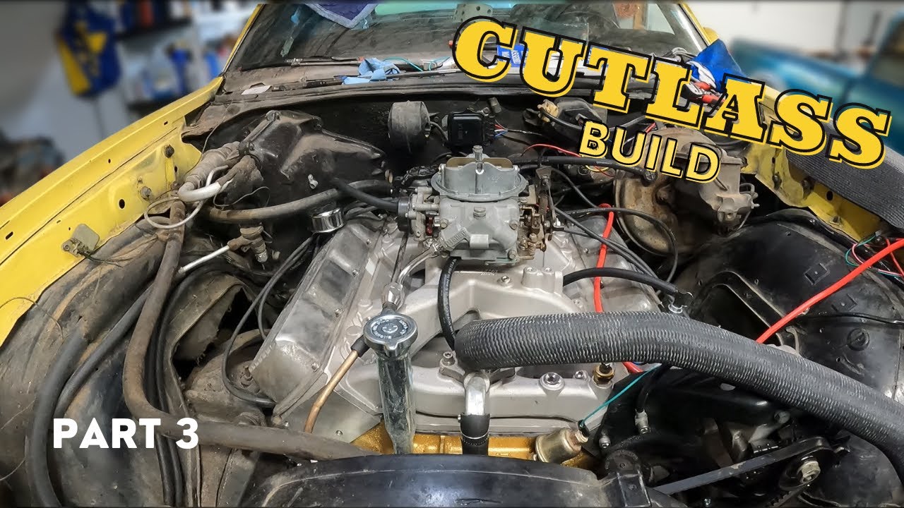 Big Block Oldsmobile Engine Break-In - YouTube