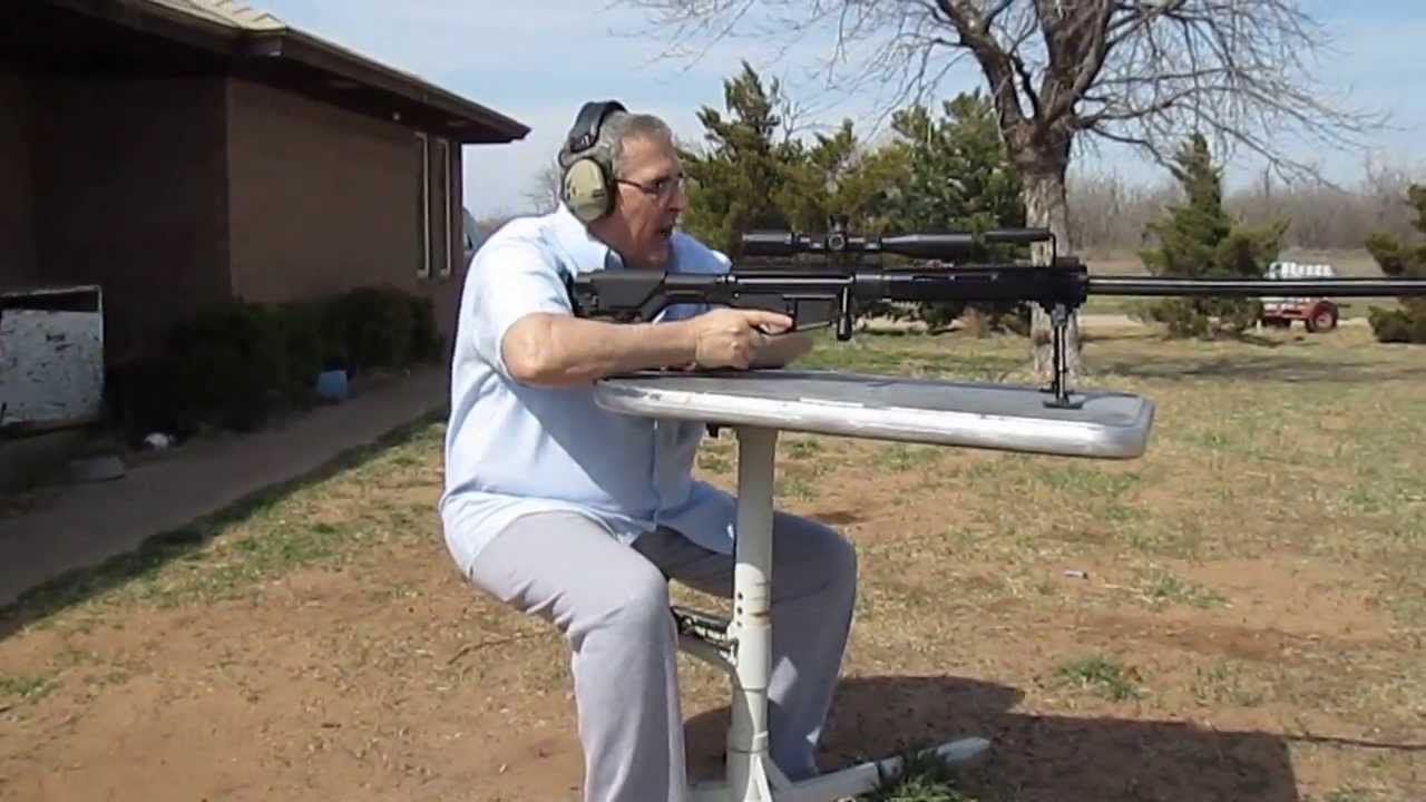 Randy Shooting The Bohica .50 BMG With The 36" Fluted Barrel - YouTube