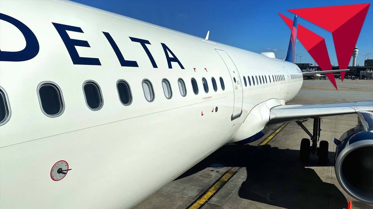 Delta A321 TRANSCONTINENTAL Trip Report Los Angeles to Atlanta - YouTube