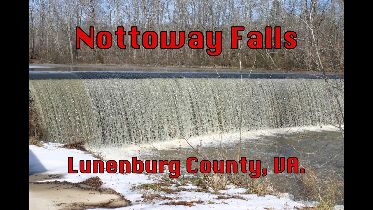 Nottoway Falls, in Lunenburg County, VA - YouTube