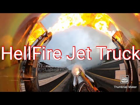 First 360 Camera On A Jet Truck HellFire Worlds Fastest Frightliner ...