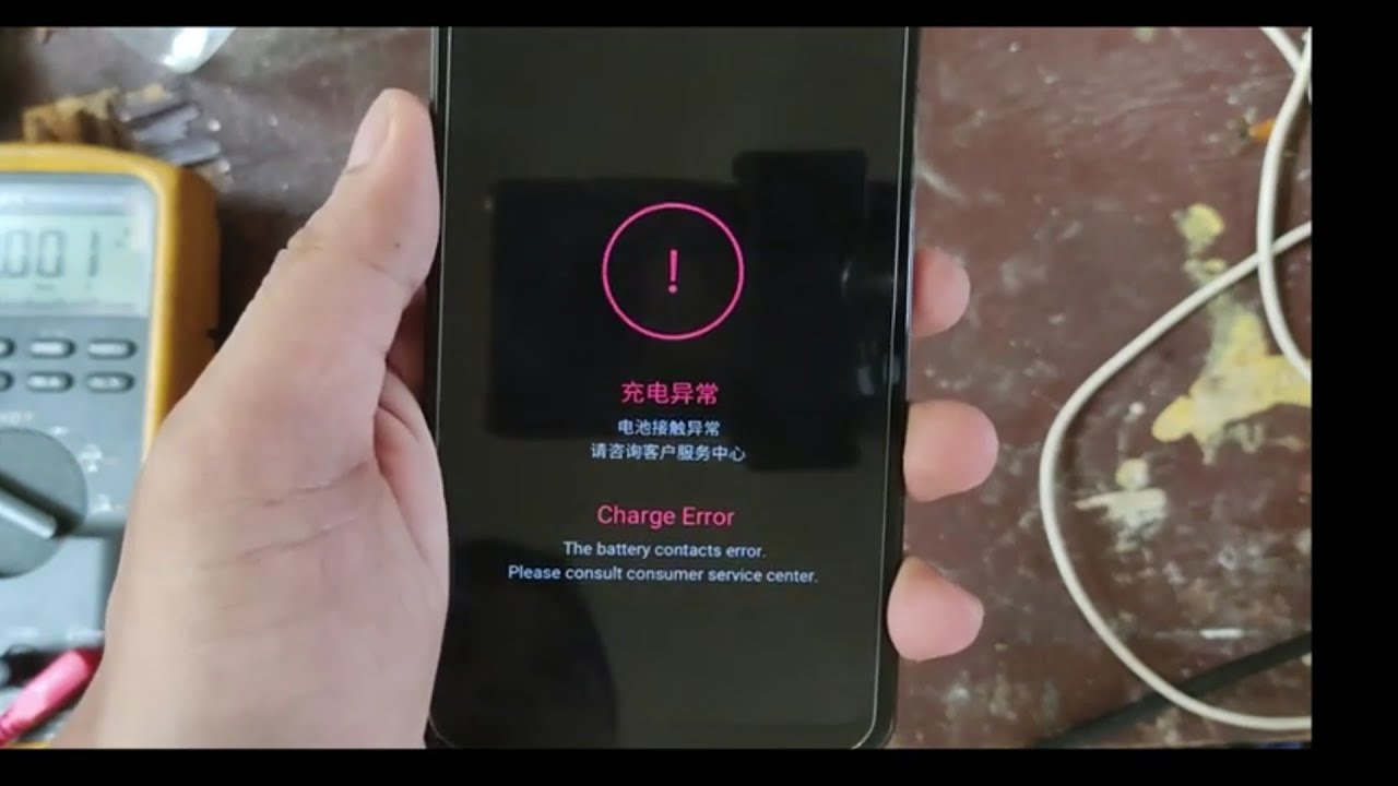 Oppo A12 charging problem-The Battery contacts Error - YouTube