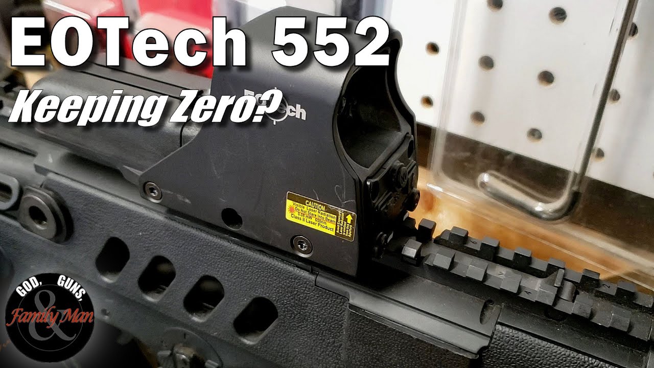 EO Tech 552, will it hold zero? + Review - YouTube