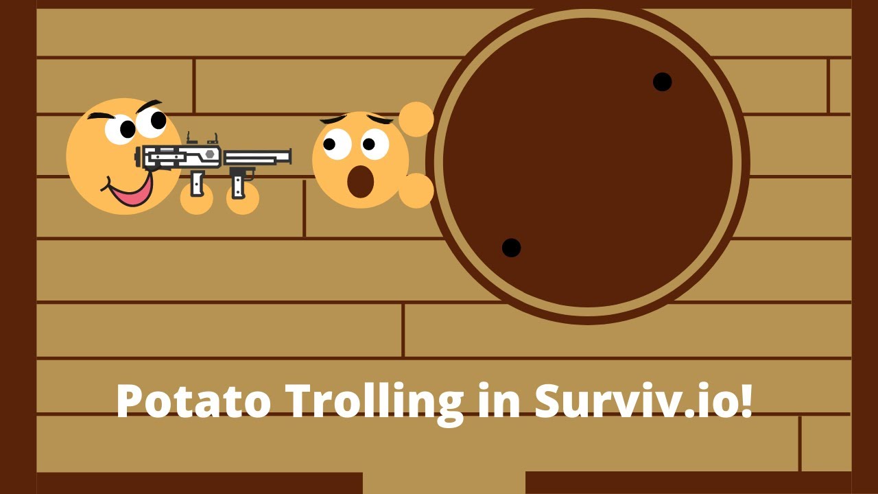 Surviv.io Potato game mode- Guarding the Potato Gun and Only Melee ...