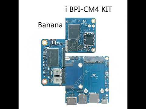 Spotpear Banana Pi BPI-CM4 Onboard Amlogic A311D BPI Computer module Core Board Port - YouTube