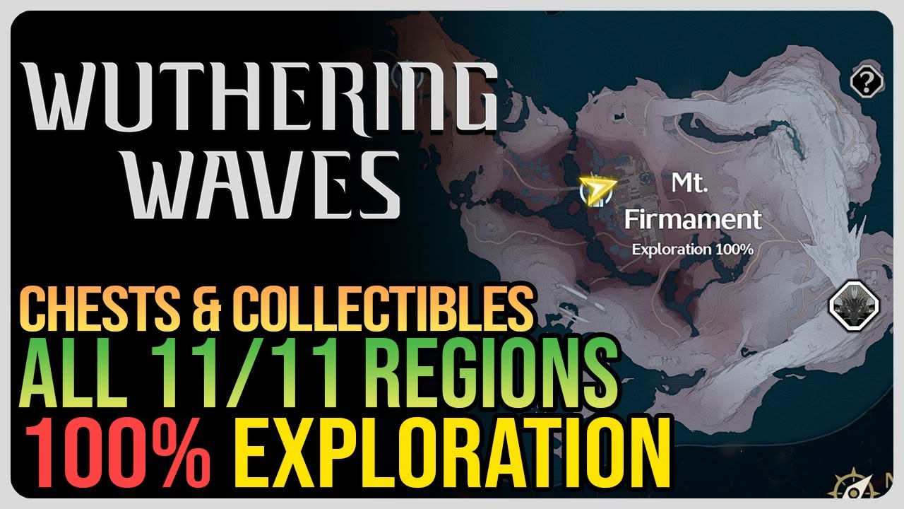 Wuthering Waves 100% Exploration – All Regions (Version 1.1) - YouTube