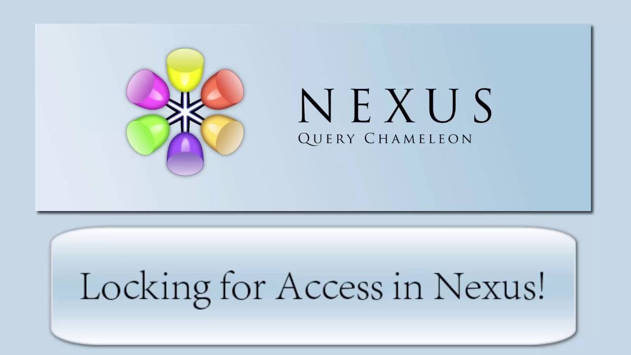 Locking for Access in the Nexus - YouTube