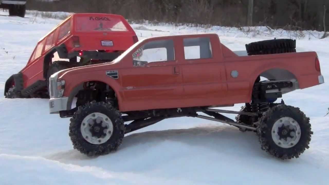 SCX10, Snow, Sunset, Shenanigans - Ford F250 Crew Cab Scale "Super ...