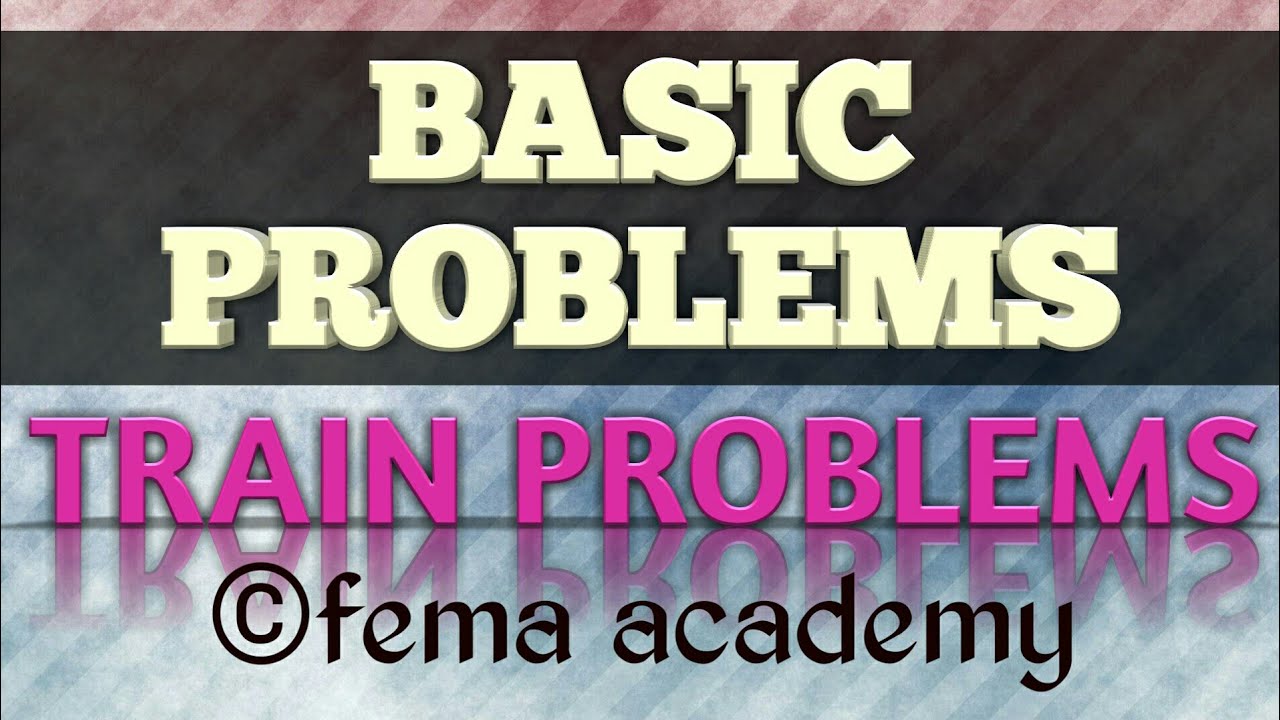 Problems on Trains| Aptitude Shortcuts and Tricks |Train Crossing a Stationary Object - YouTube