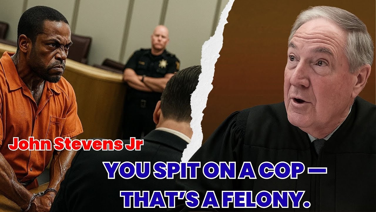 Judge John Stevens Jr. SHOCKS Defendant: “You Spit on a Cop — That’s a ...