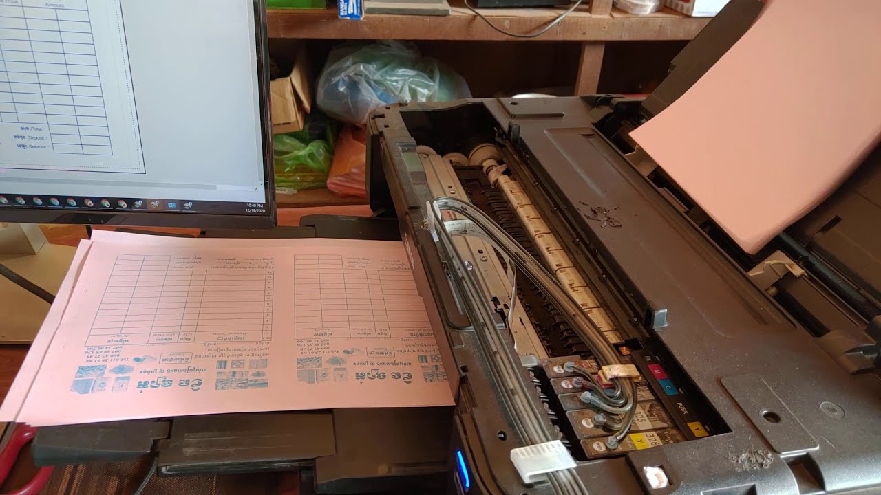 Print invoie with caonon ix6500 best A3 printer - YouTube