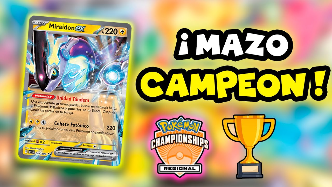 Miraidon EX campeon de torneo Regional de Pokemon TCG Merida 2025 ...