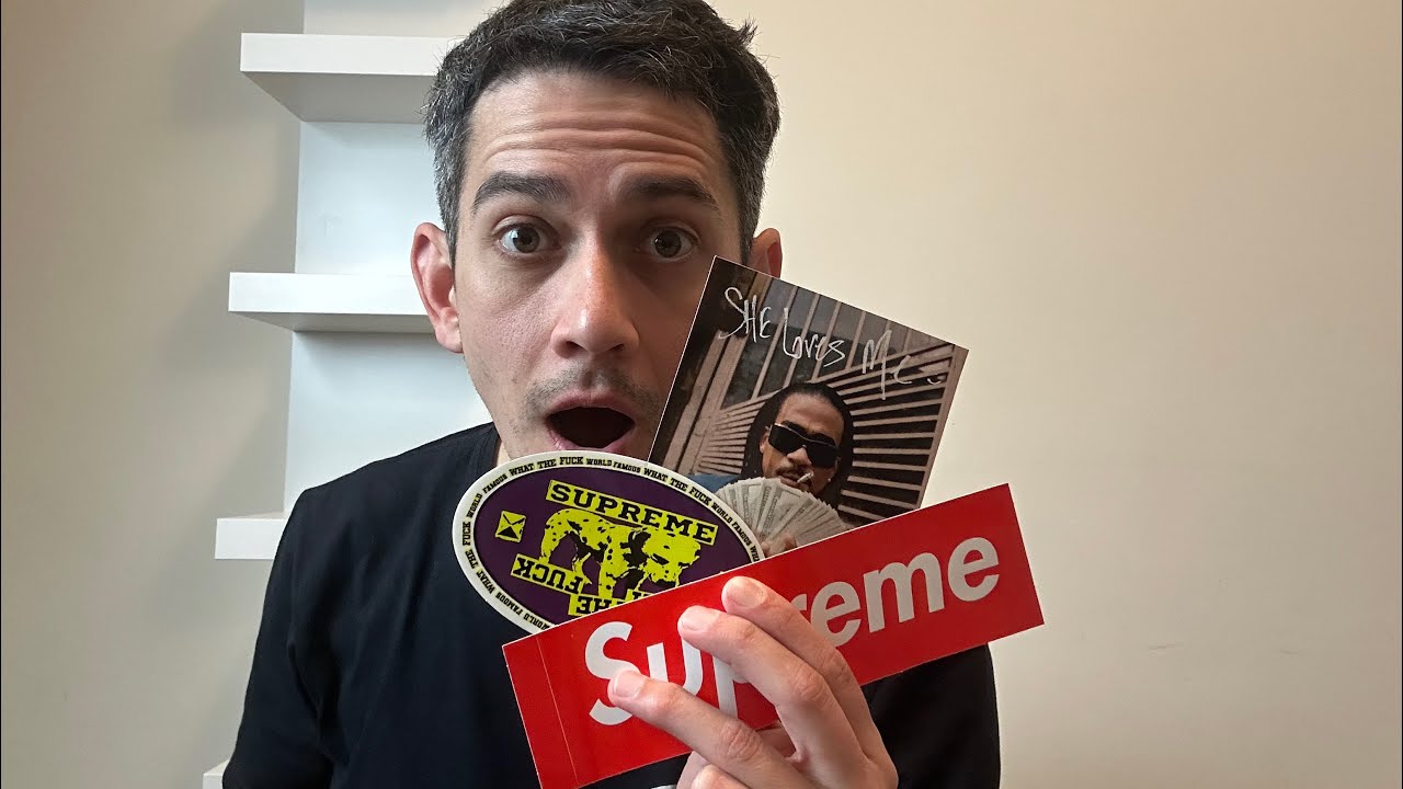 Supreme Unboxing + Surprise Sticker Reveal! - YouTube