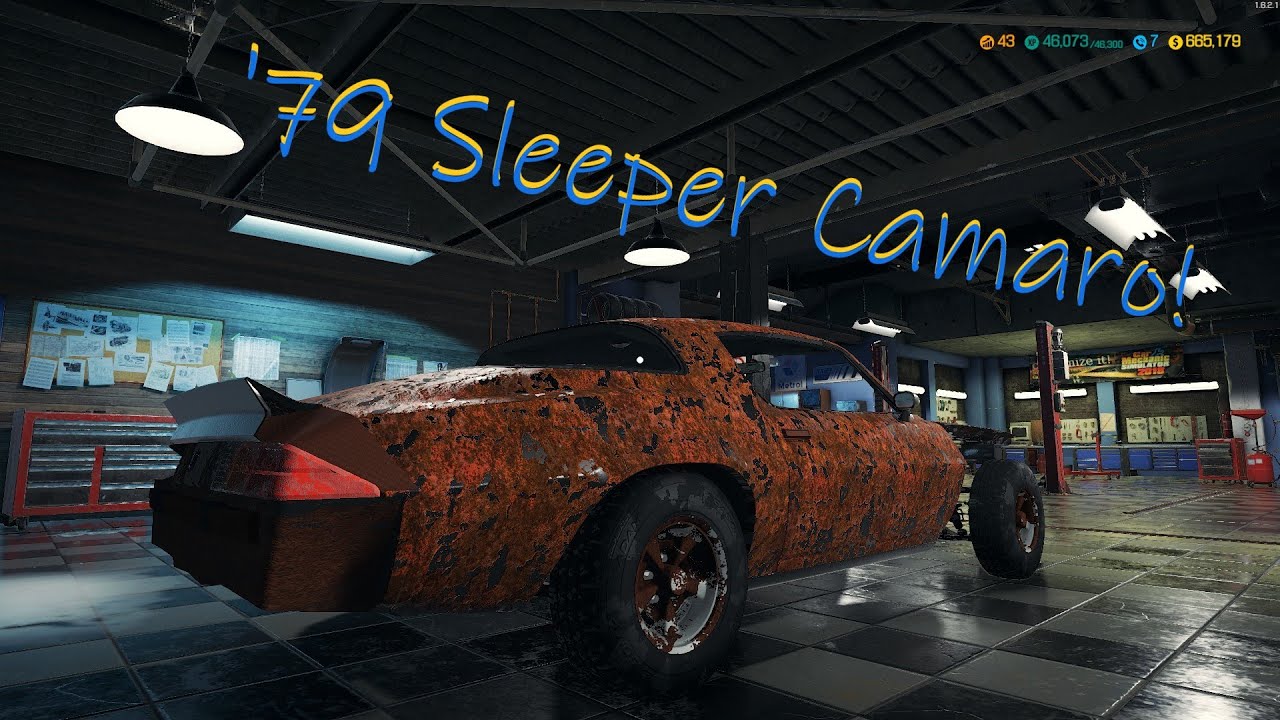 1979 Camaro Sleeper!! (Full Build) (Car Mechanic Simulator) - YouTube