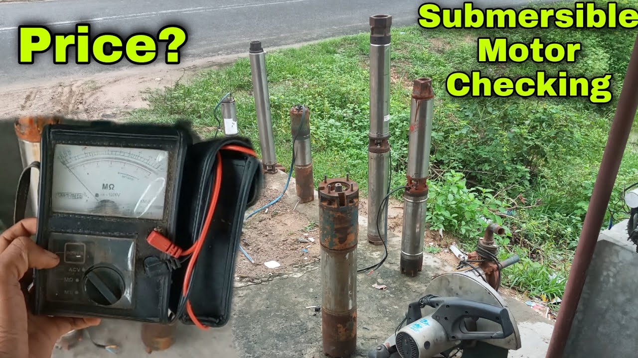 Submersible Motor Checking Metre Megar || Insulation Tester ...