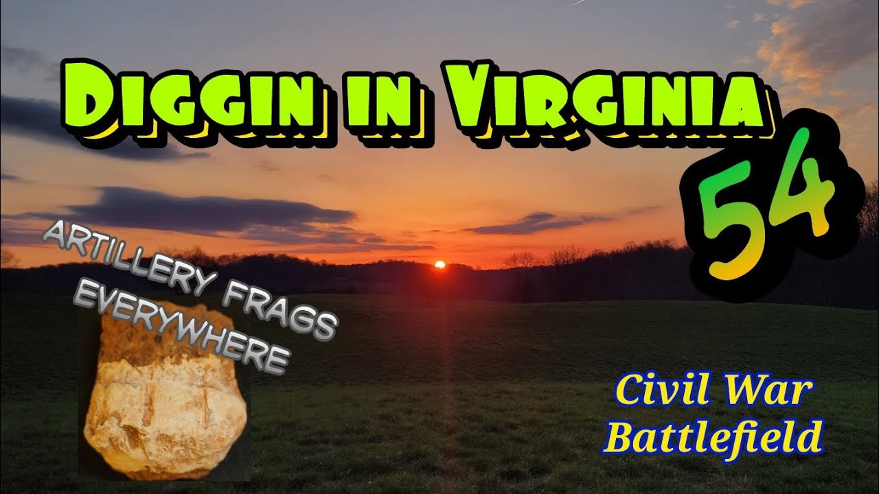 Diggin In Virginia 54 | The Battle Freeman's Ford | Metal Detecting ...