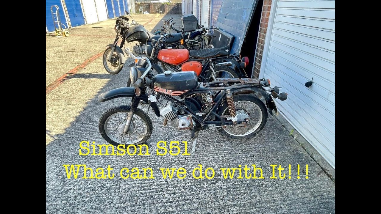 My Cheap 50cc Simson S51 Enduro Moped Restoration - YouTube