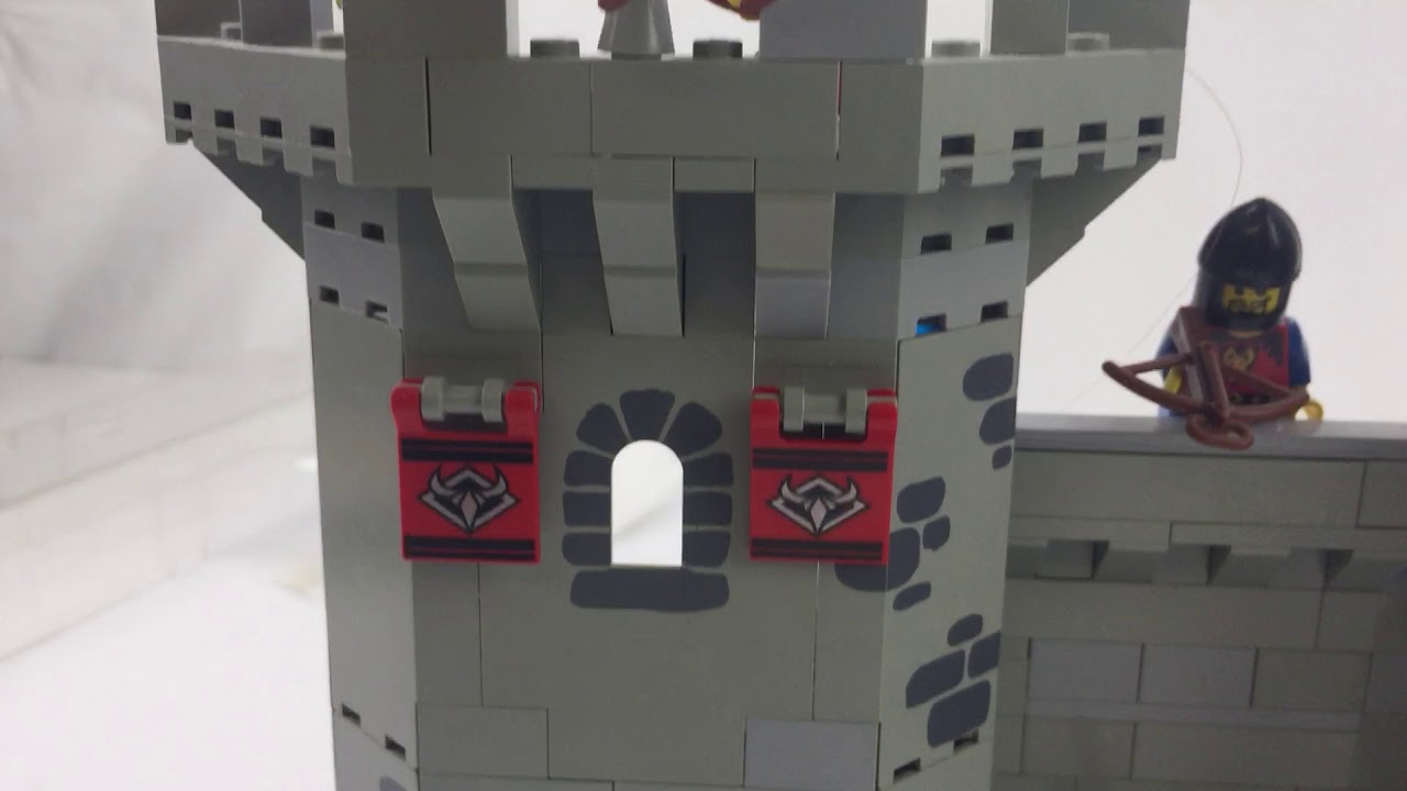 Big Lego custom dragon castle build - YouTube