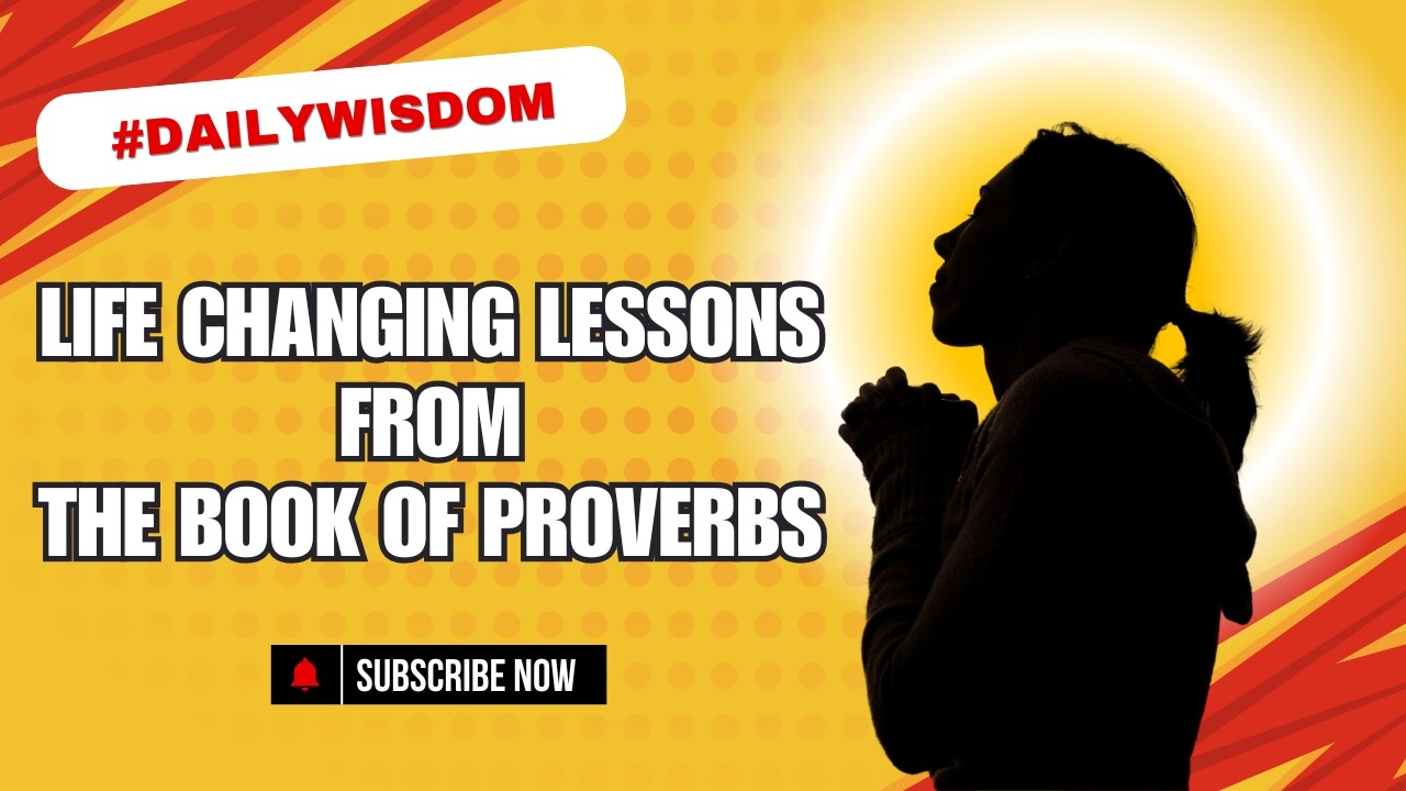 Devotional: Life Changing Lessons from the Book of Proverbs - YouTube