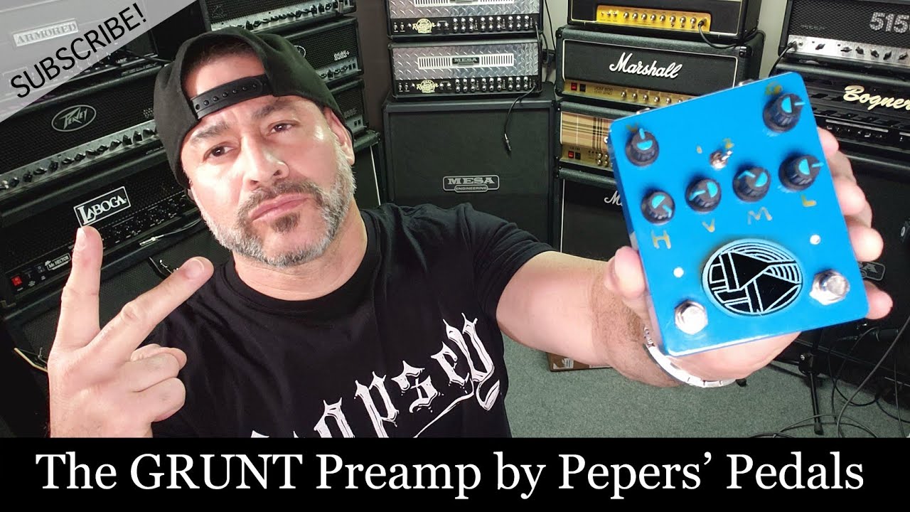 The New Pepers' Pedals Preamp Pedal! - YouTube