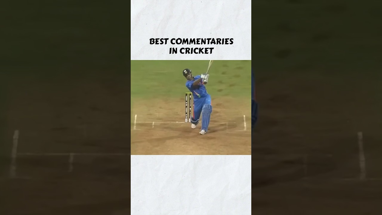 Best Commentaries In Cricket History 😳 - YouTube