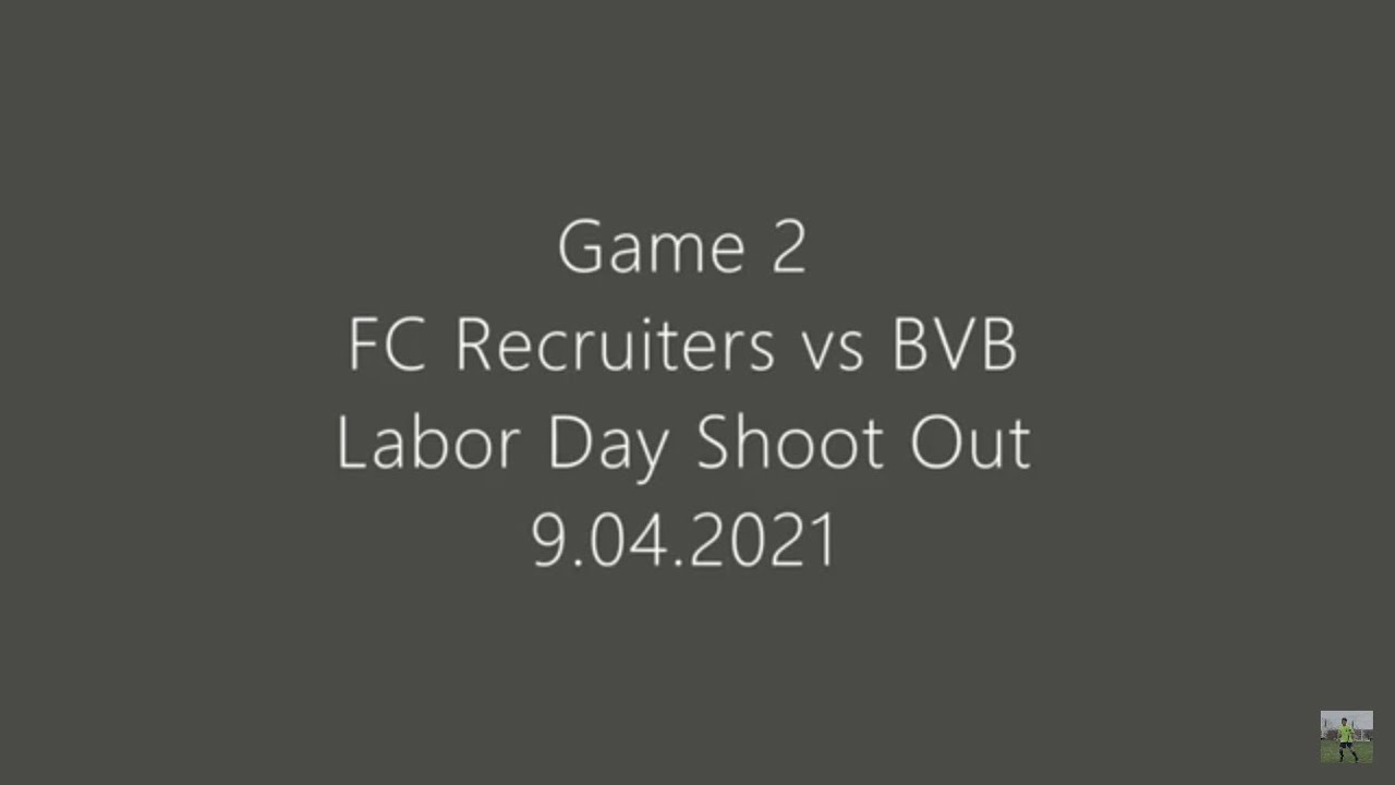 Game 2: FC Recruiters vs BVB - YouTube