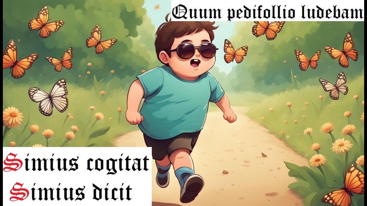 SIMIUS COGITAT SIMIUS DICIT: quum pedifollio ludebam - YouTube