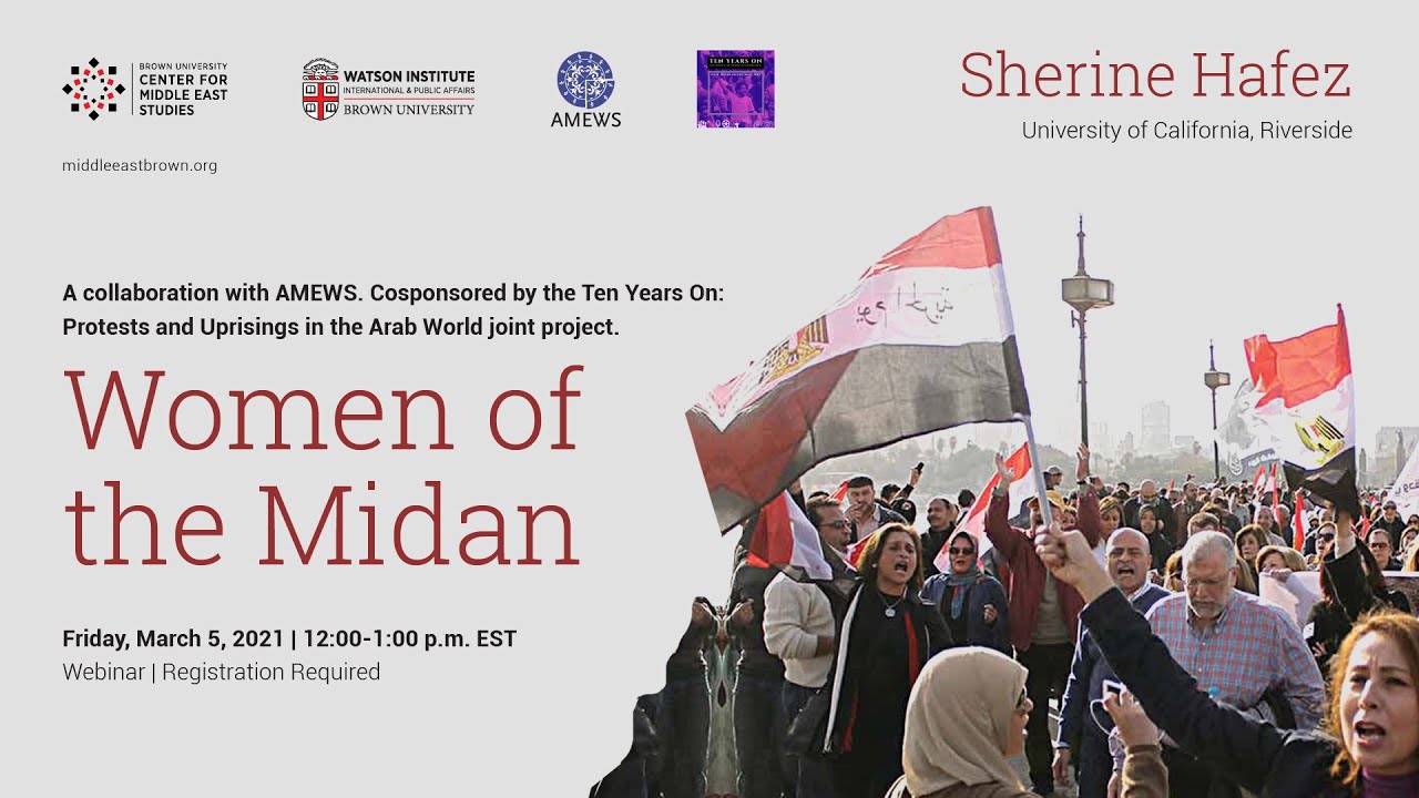 Sherine Hafez Book Talk — Women of the Midan - YouTube