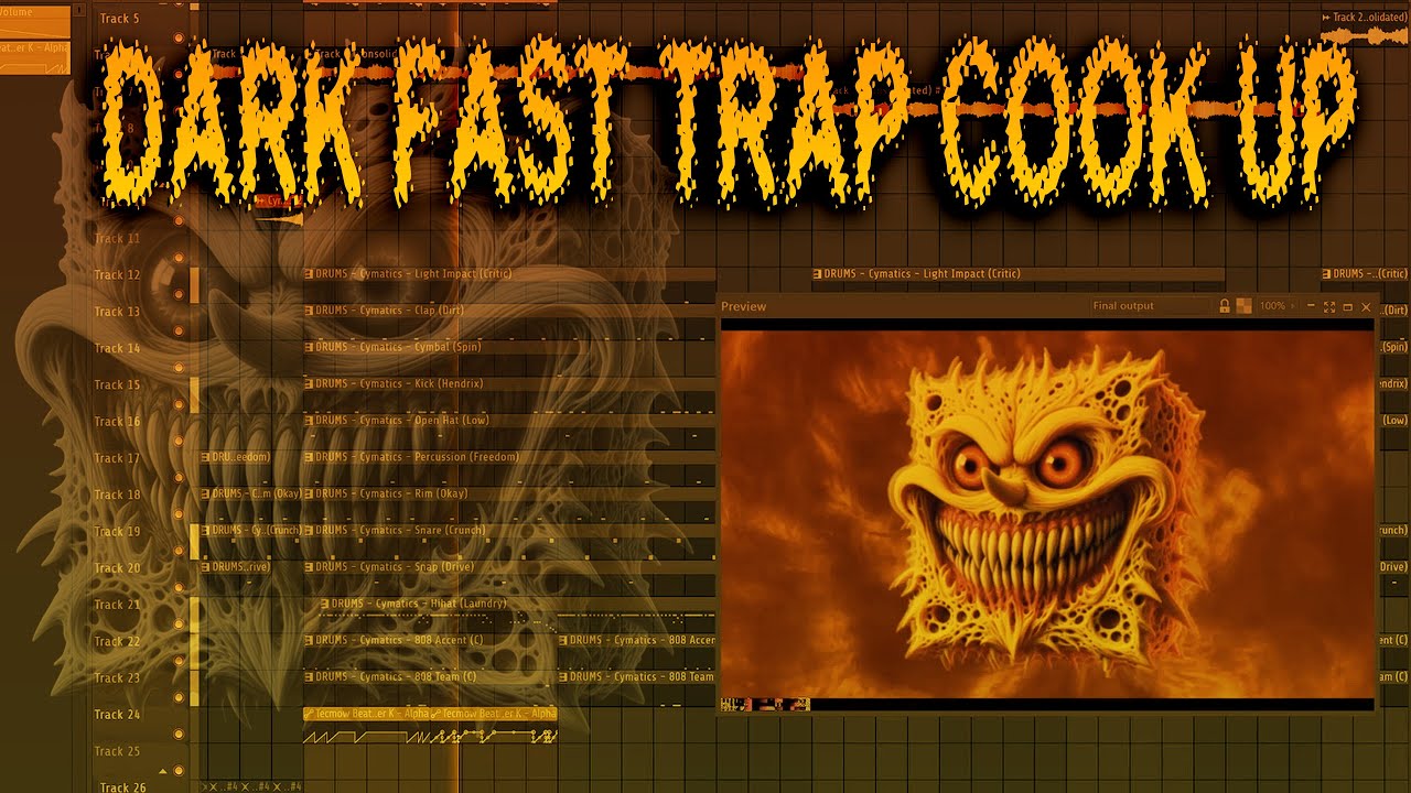 Tecmow Beats: The Making of ☆YELLOW☆ DARK FAST TRAP COOK UP 2024 - YouTube