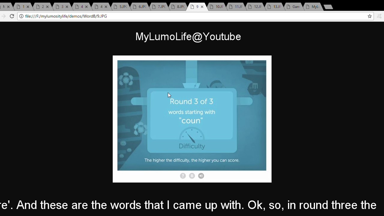 How to play - Lumosity - Word Bubbles - Brain Games - YouTube