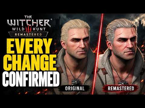The Witcher 3 Remastered vs Original | Every Change Confirmed