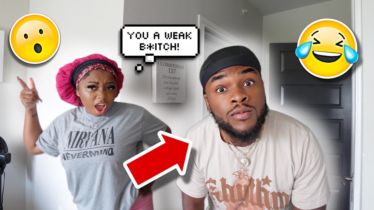 CONSTANTLY Calling My Boyfriend A WEAK "B" WORD To CATCH His Reaction ...