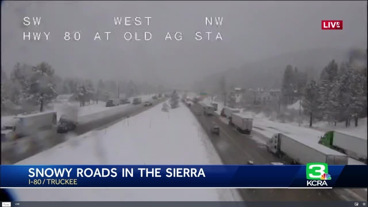 Dec. 5 storm coverage at noon: Rain and snow in Northern California ...