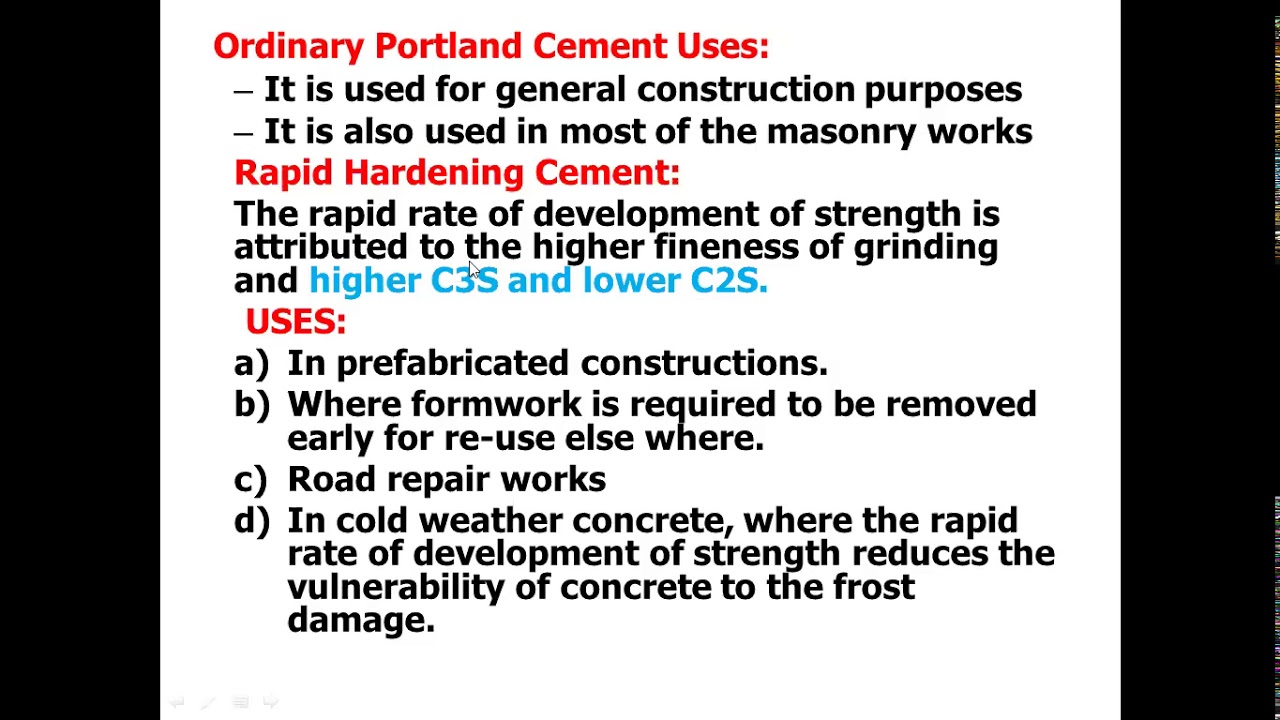 Sub: BMCP; Unit- II (Types of Cements); II Civil-II Sem; Prepared by V ...