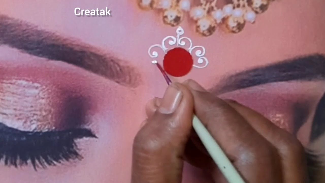 Simple and easy Kolka design 11 //easy chandanart//Kolka design for ...