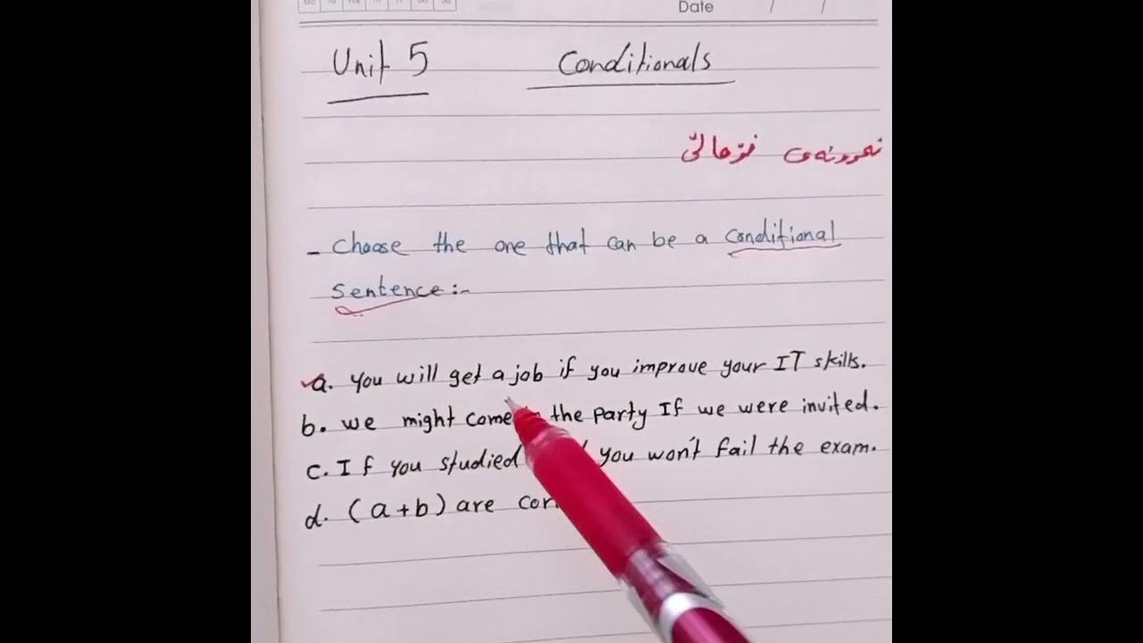 Unit 5 Conditional forms - YouTube