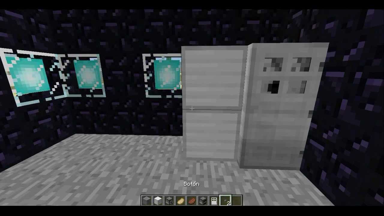 COMO HACER UNA HELADERA EN MINECRAFT - YouTube