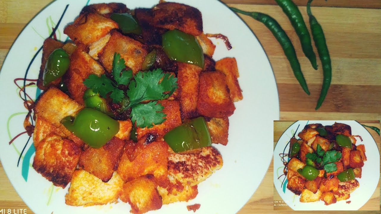 ''BREAD CHILLI RECIPE/ HOW TO MAKE CHILLI BREAD/BREAD CHILLI TOASTED ...