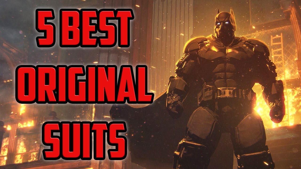 5 Best Original Batsuits in the Batman Arkham Series - YouTube