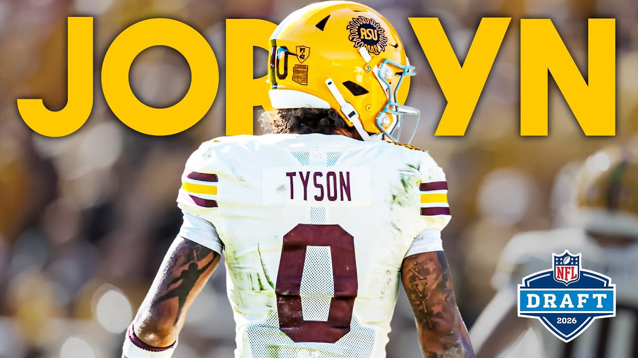 Arizona State WR, Jordyn Tyson || 2026 NFL Draft Prospect Profile - YouTube