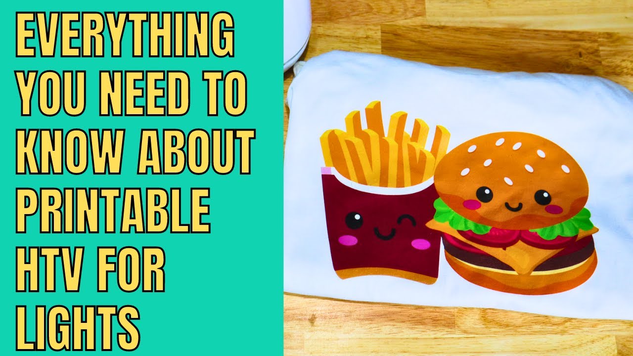 How to use Printable HTV for Lights with your Cricut - Pressing ...